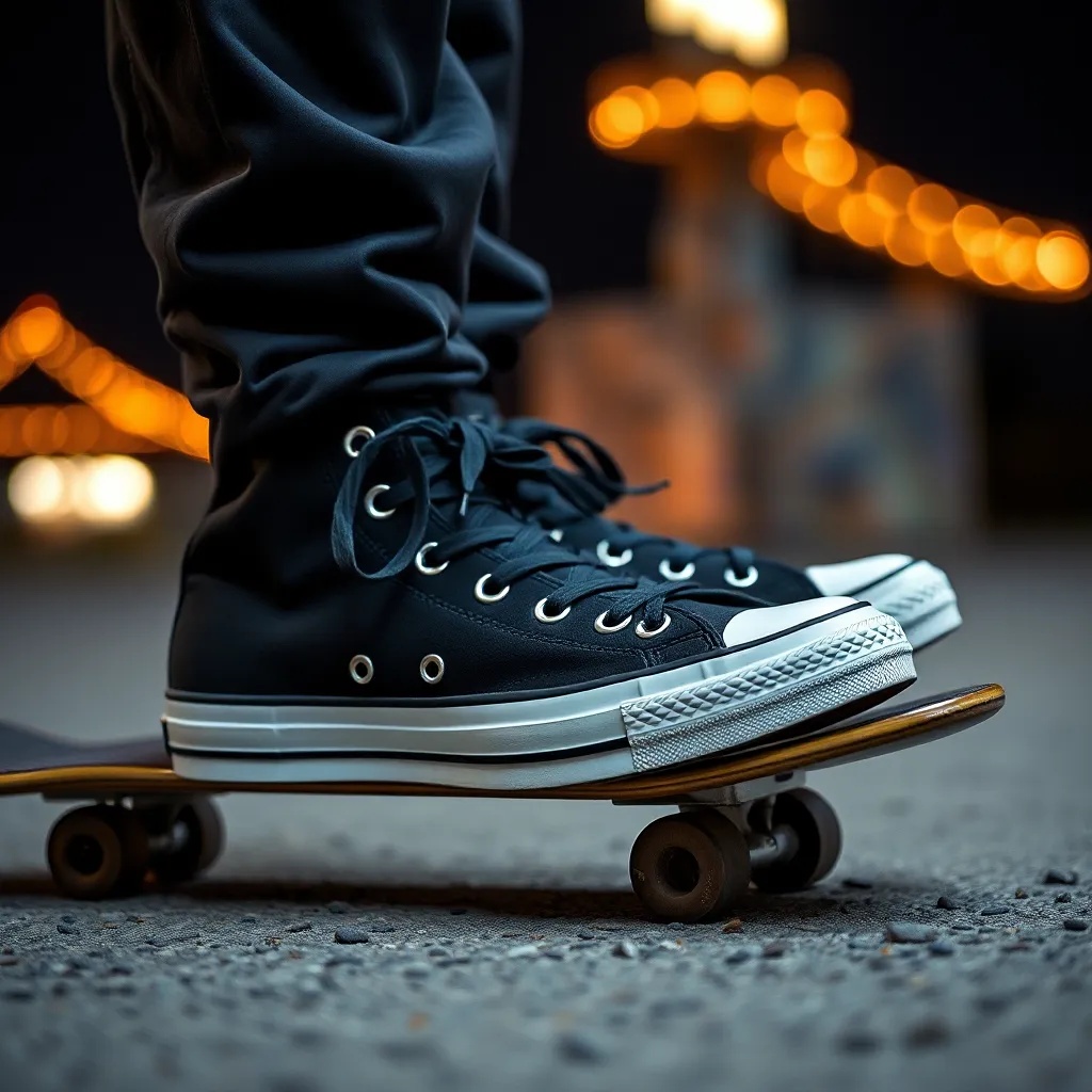Exploring the Black All Star Converse in Skate Culture
