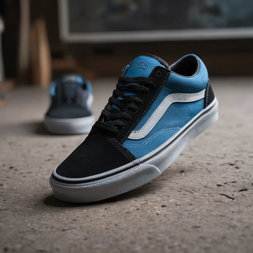 Exploring the Black and Blue Vans Old Skool Sneakers