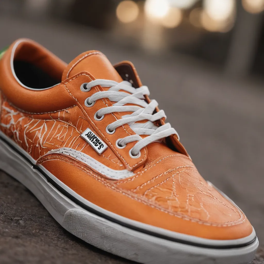 Exploring Orange Vans Sneakers for Skateboarders