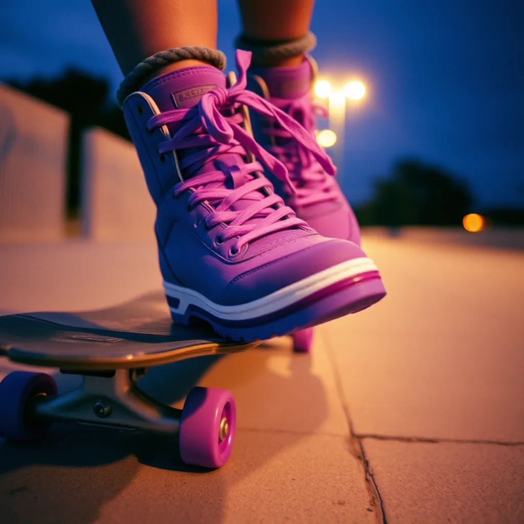 Discovering Purple Heelys: Blending Fun and Function