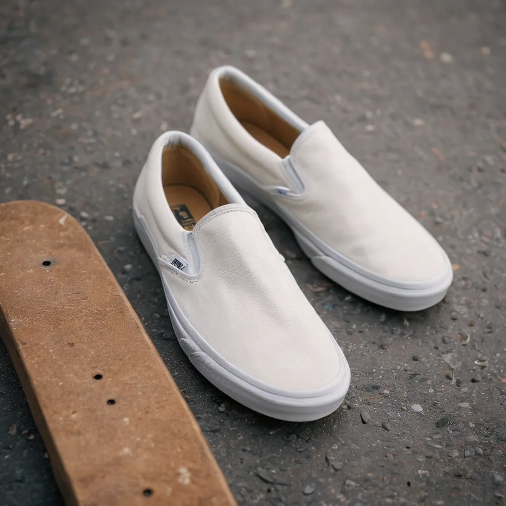 The Timeless Appeal of White Canvas Vans Slip-Ons