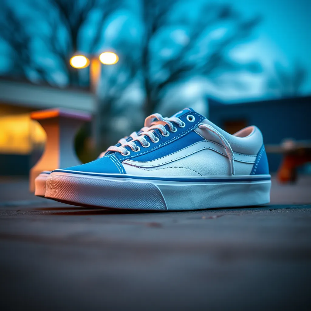 The Impact of White and Blue Vans Old Skool in Skate Culture