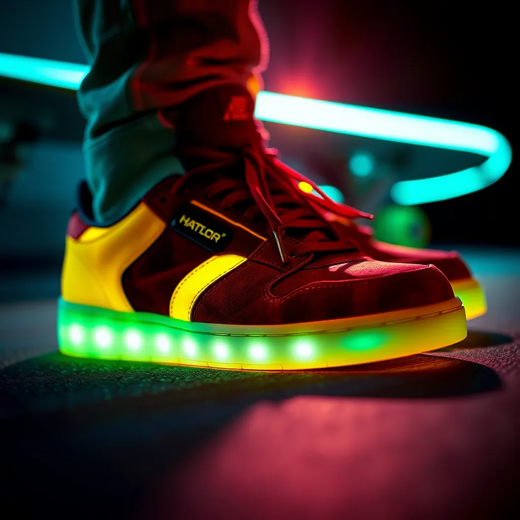 Exploring Glow-in-the-Dark Shoes for Skateboarders