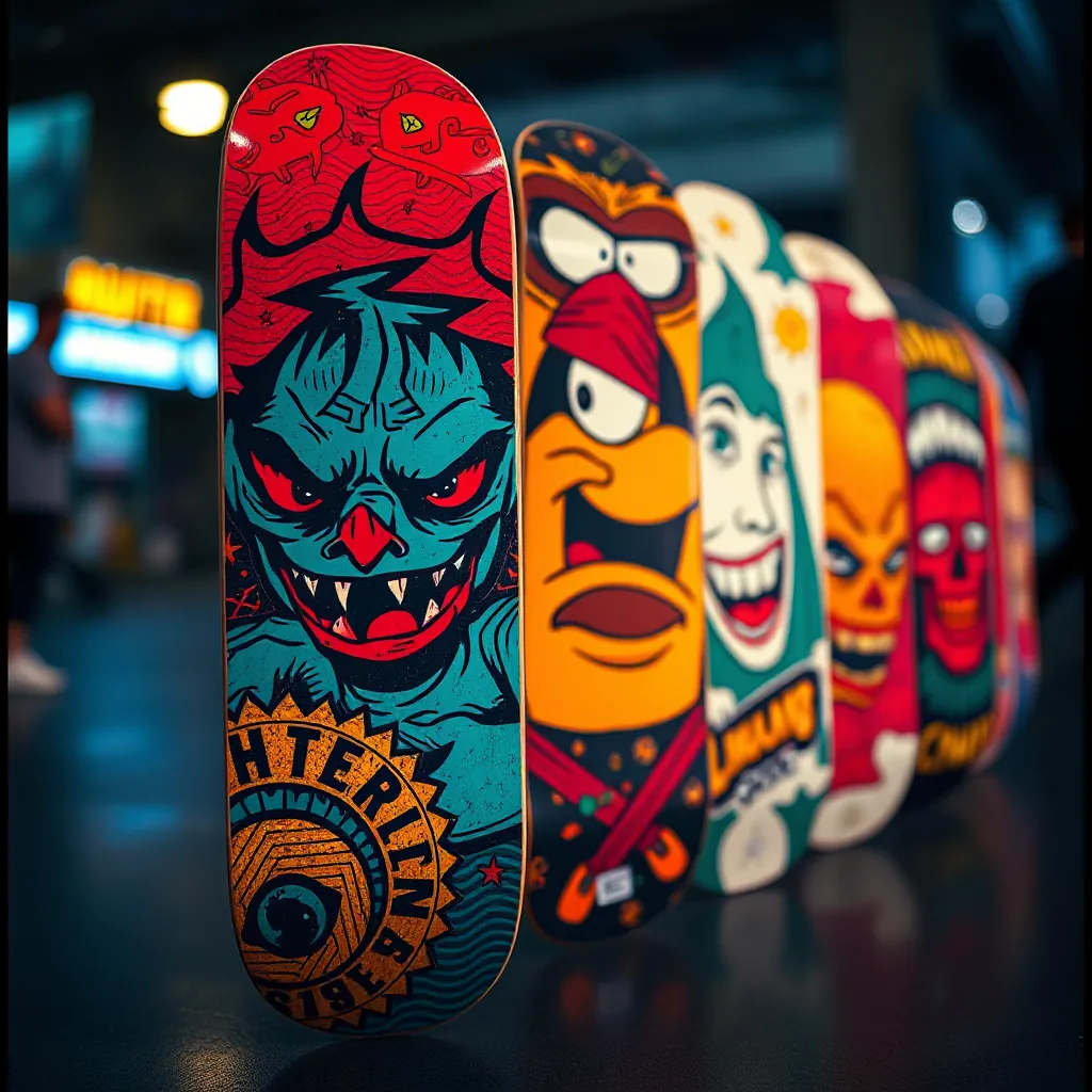 Exploring the Art and Impact of Graphic Skateboard Decks