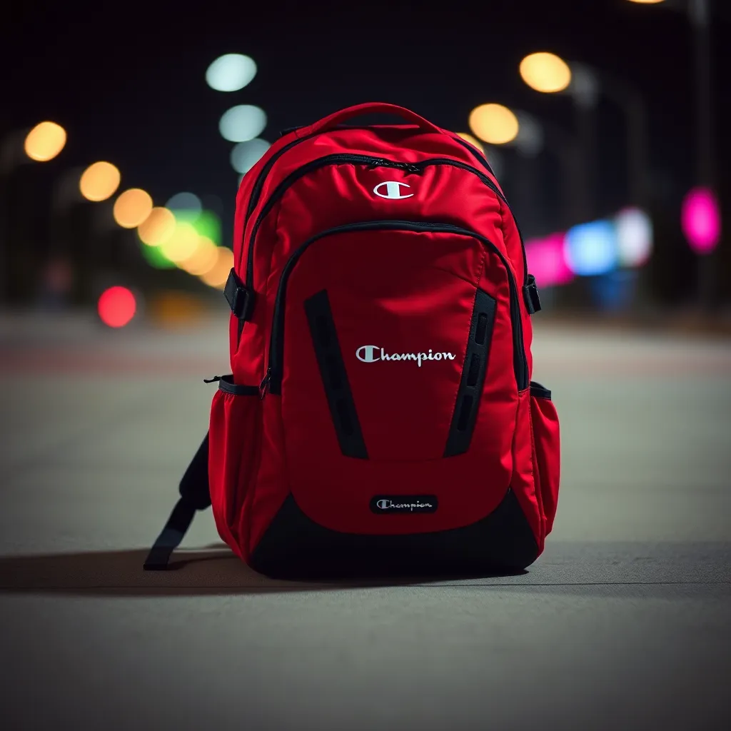 The Red Champion Backpack: Essential Gear for Skateboarders