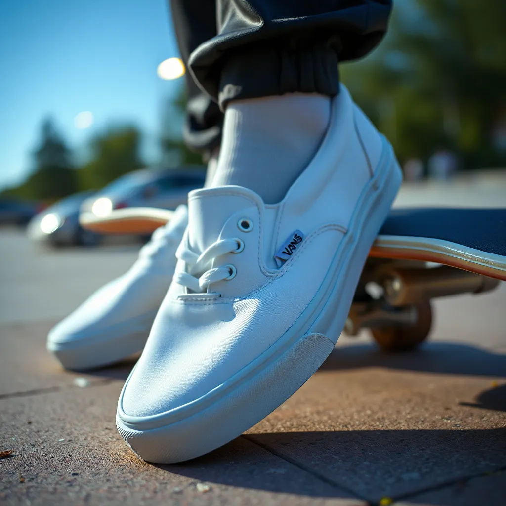 The Versatile Role of Vans White Slip-Ons in Skate Culture